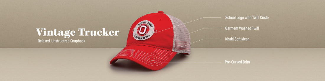 Circle Mesh Trucker Hat - The Game Caps